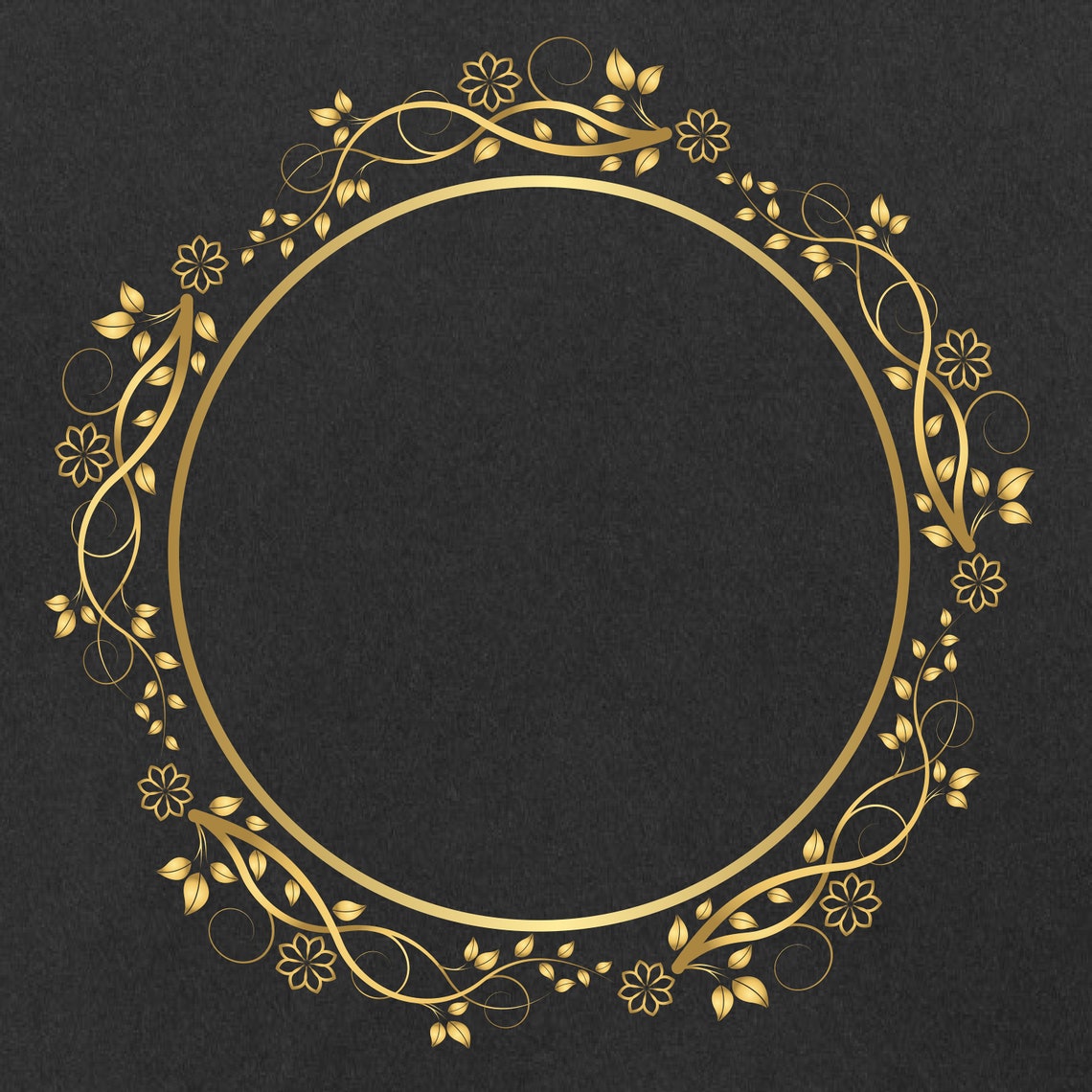 Gold Frame Clipart Bundle 15 Gold Borders Digital Frames - Etsy