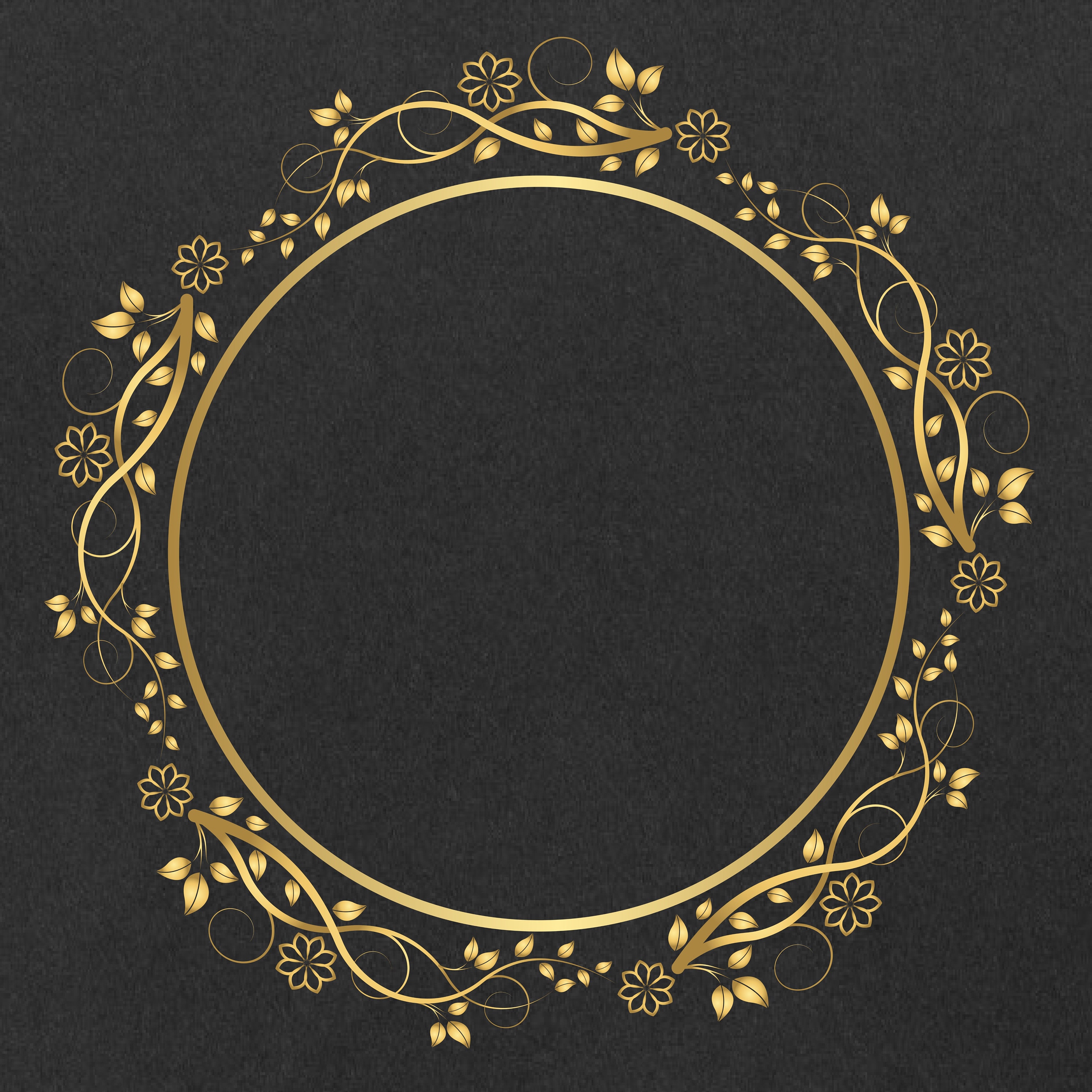 Gold Frame Clipart Bundle 15 Gold Borders Digital Frames - Etsy