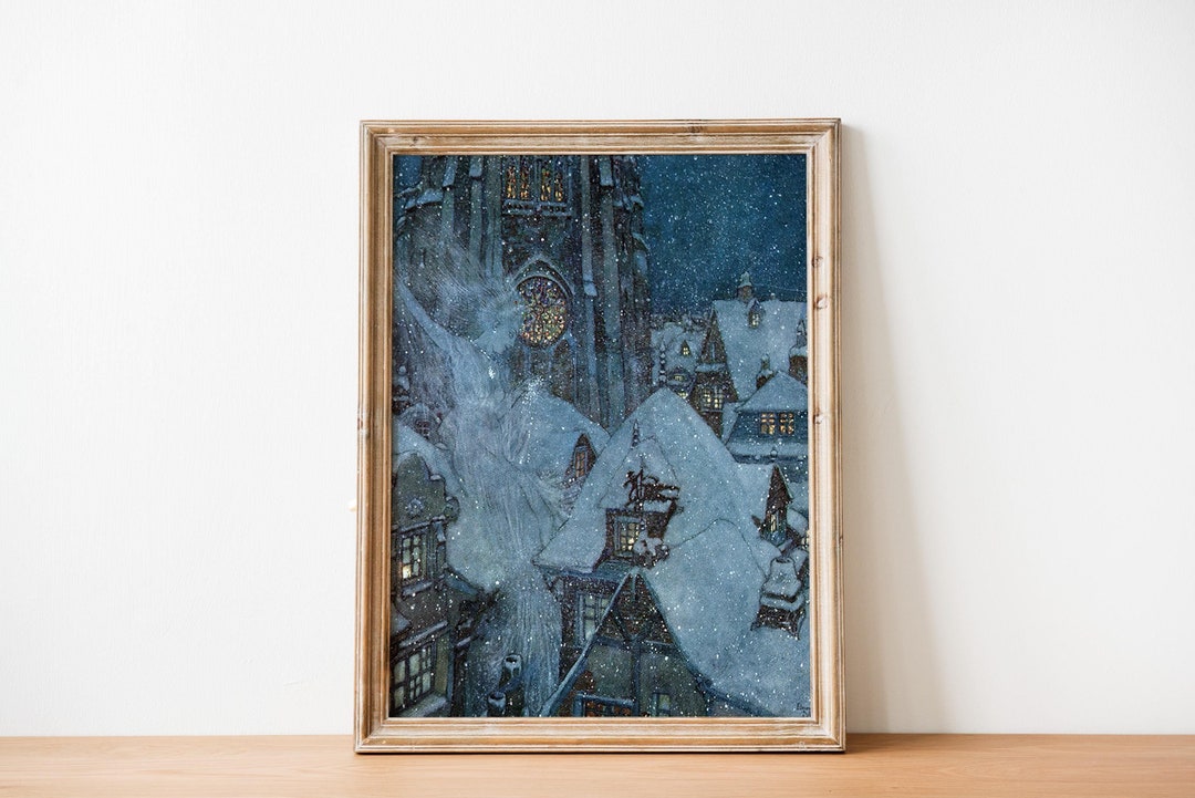 Vintage the Snow Queen Painting, English Art Print, Vintage ...