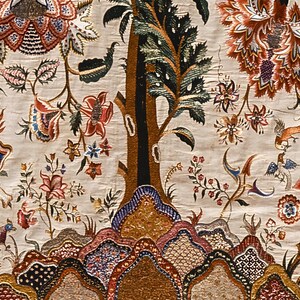 Vintage Kalamkari Tree of Life, Vintage Textile Print, Vintage Tapestry ...