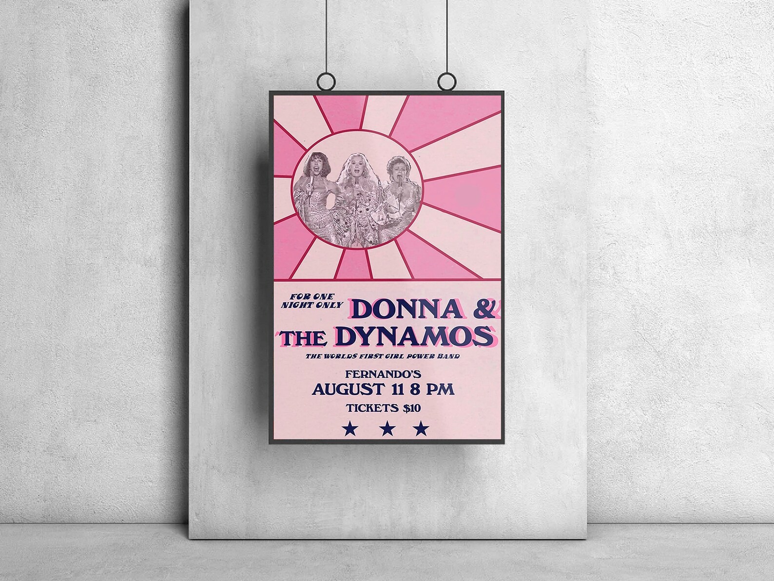 Donna and the Dynamos Poster Classic Music Poster Printable - Etsy
