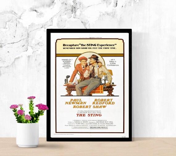 The Sting Movie Poster Printable Movie Poster Classic Movie | Etsy