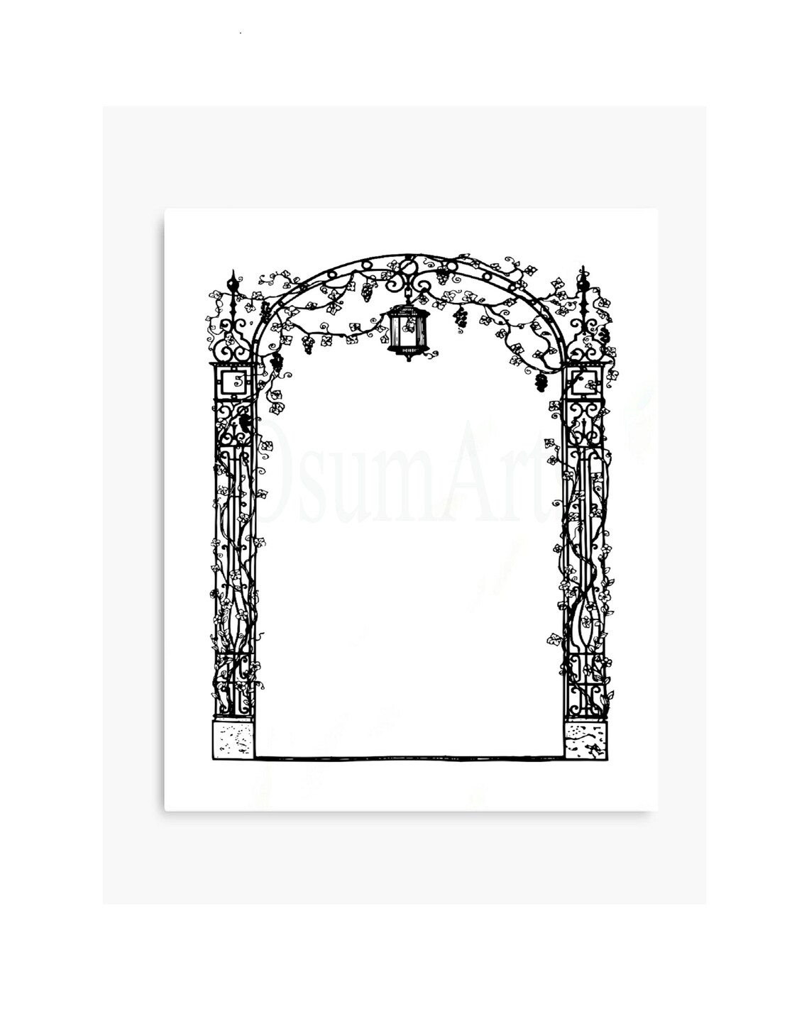 Vintage Victorian Plant Decorative Frame, Vintage Frames SVG PNG JPG ...
