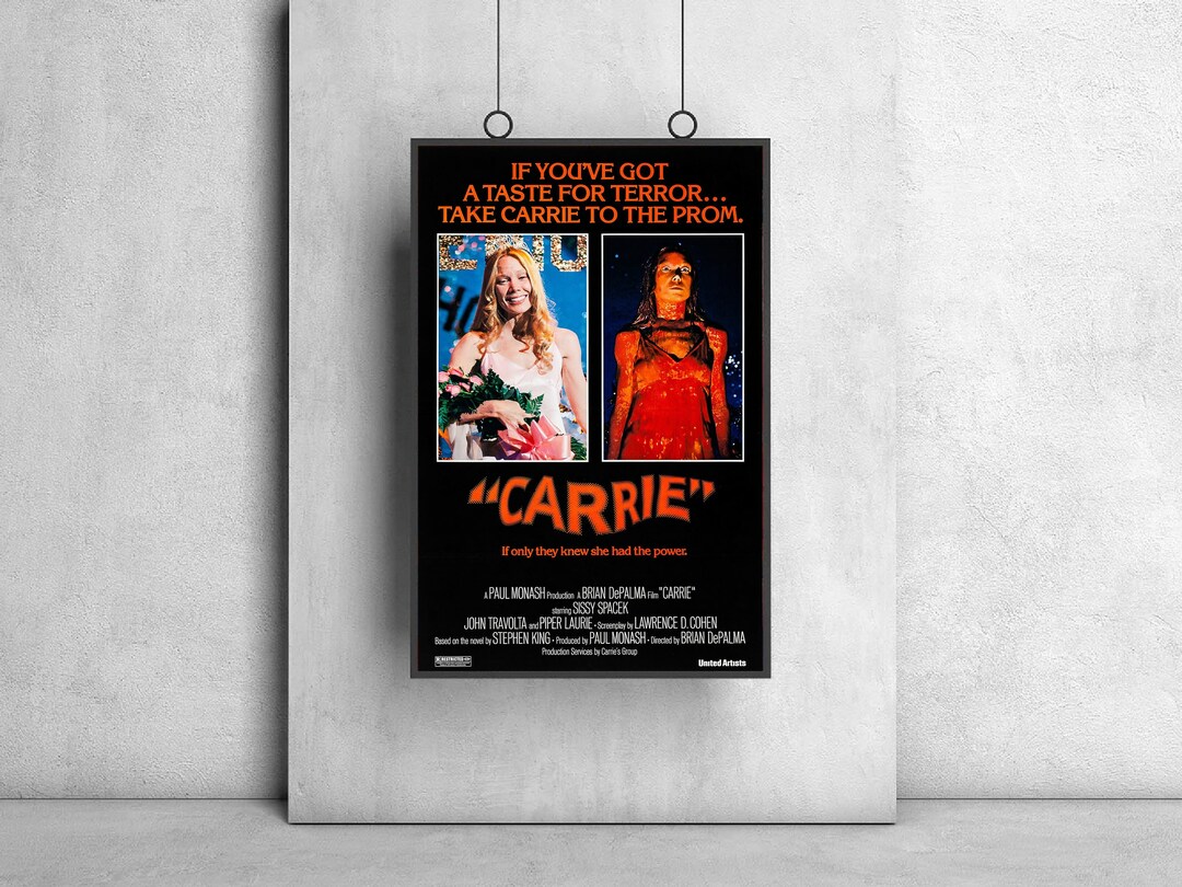 Carrie Movie Poster Vintage Movie Poster Vintage Film Art - Etsy