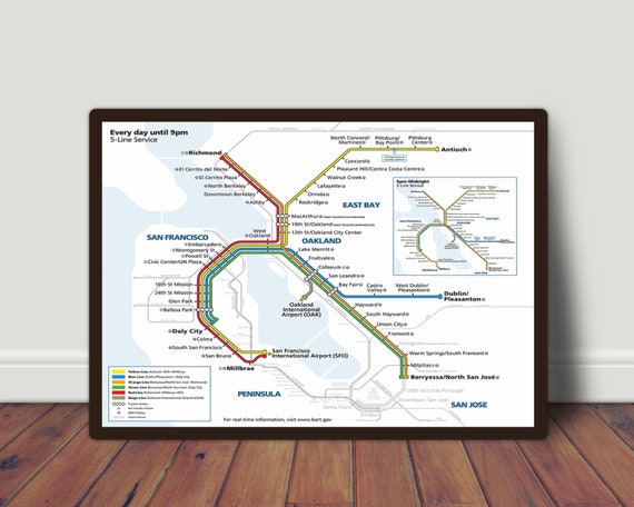 Mapa De California Bart