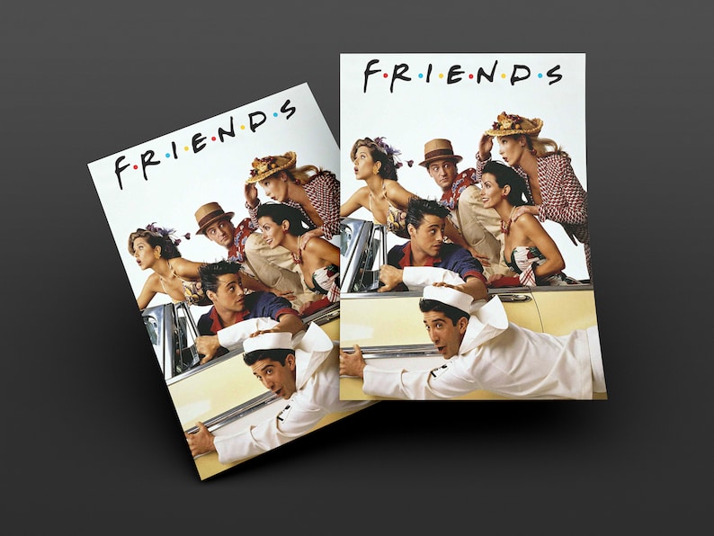 Friends TV Show Poster Printable TV Show Posters Funny - Etsy