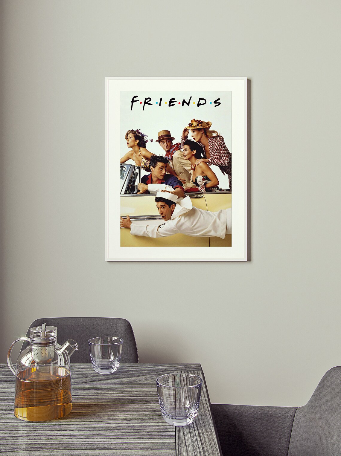 Friends TV Show Poster Printable TV Show Posters Funny - Etsy