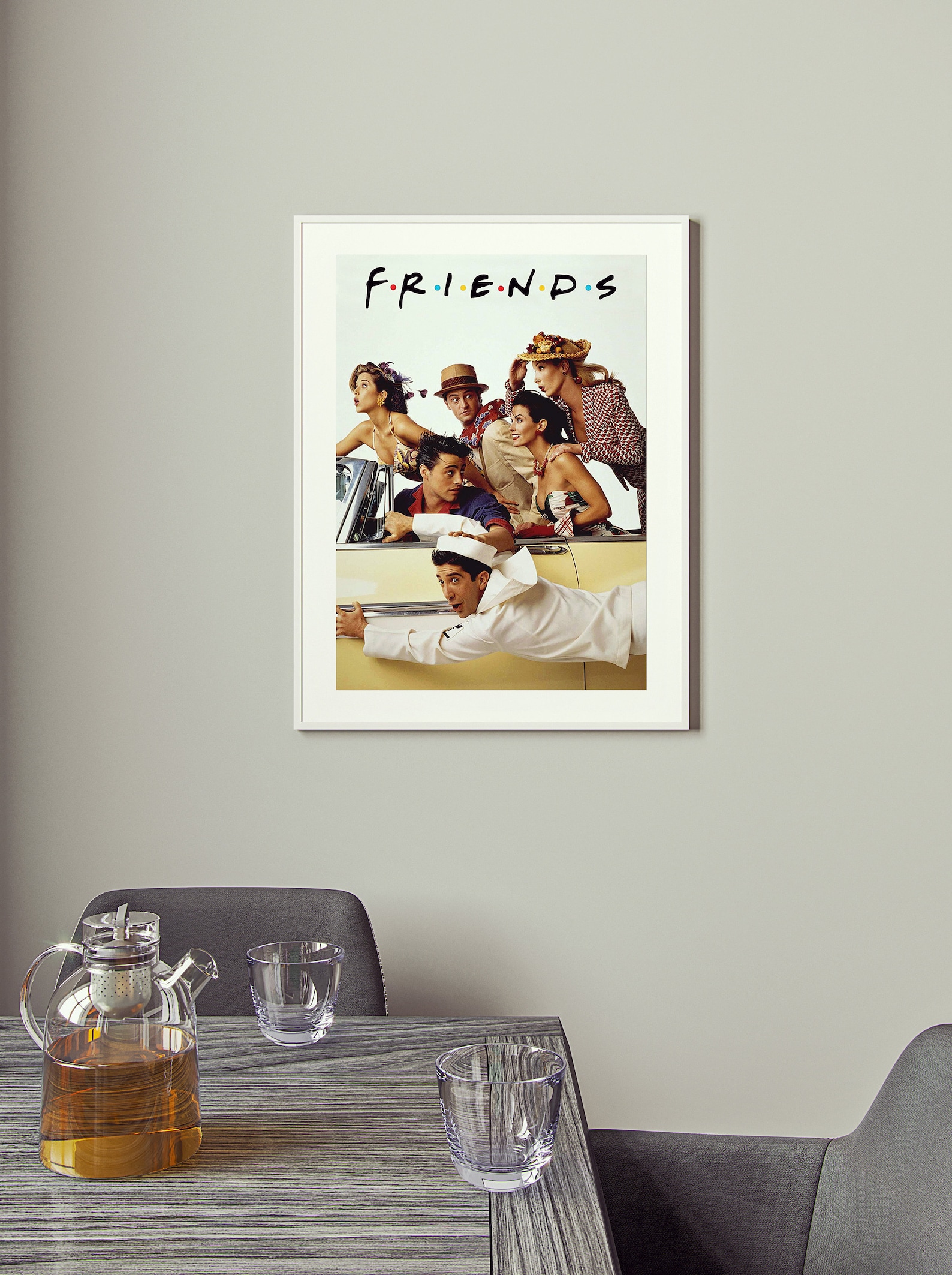 Friends TV Show Poster Printable TV Show Posters Funny - Etsy