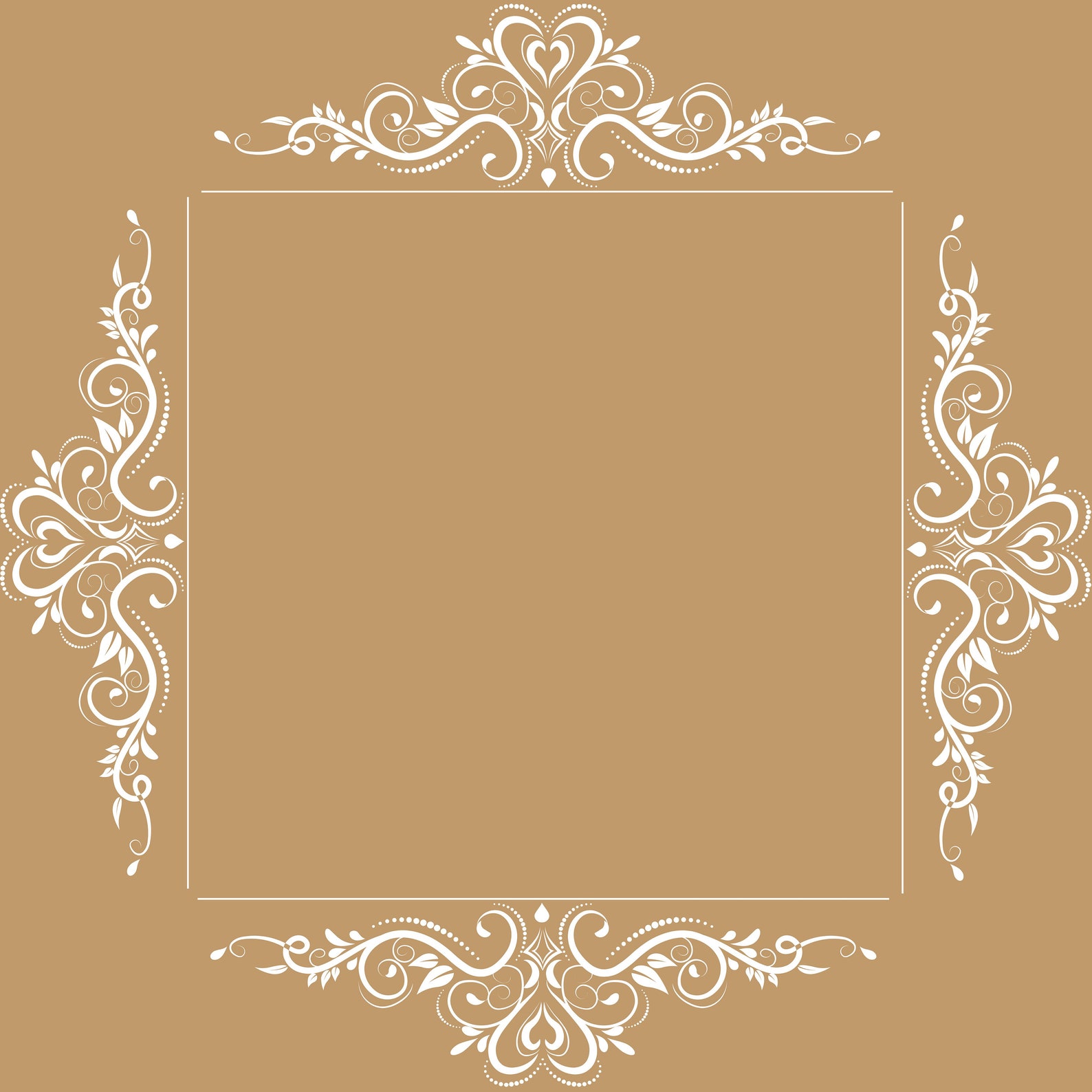 Decorative Frame SVG Bundle Decorative Square Frame Svg - Etsy