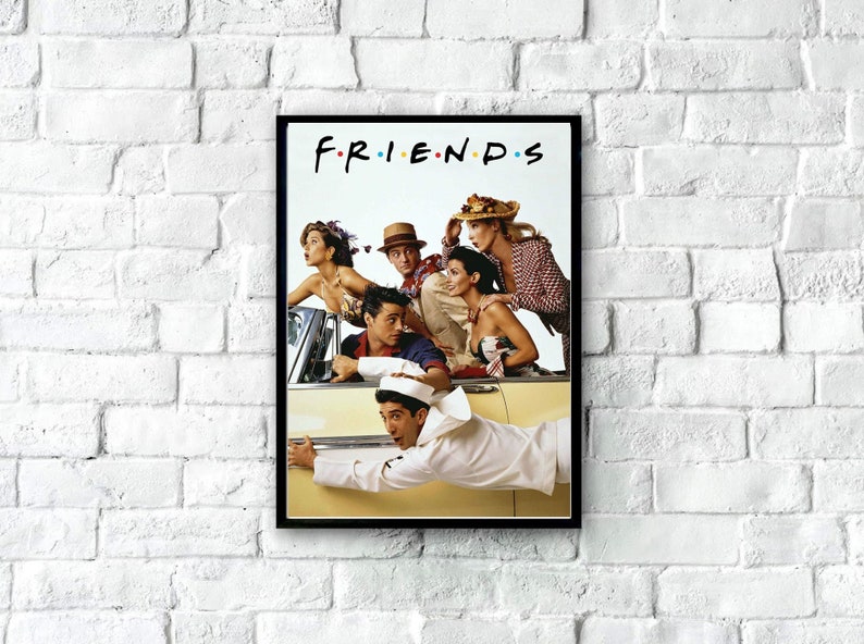 Friends TV Show Poster Printable TV Show Posters Funny - Etsy