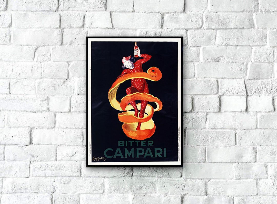Vintage Bitter Campari Poster Liquor Poster Printable - Etsy