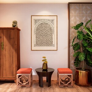 Vintage Mosque Window Ornament, Islamic Home Decor, Islamic Wall Art ...