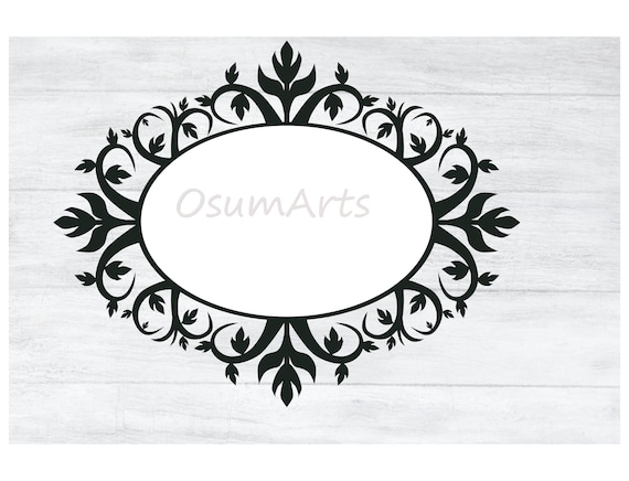 Oval Victorian Frames Clipart