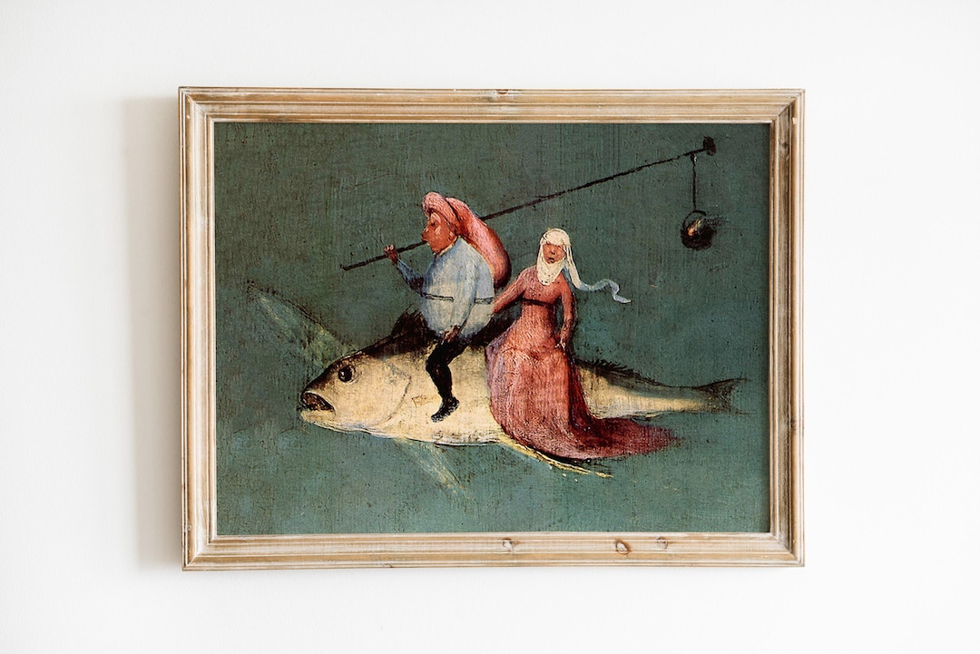 Antique Fish Art, 16th Century Art, the Temptation of St. Anthony ...