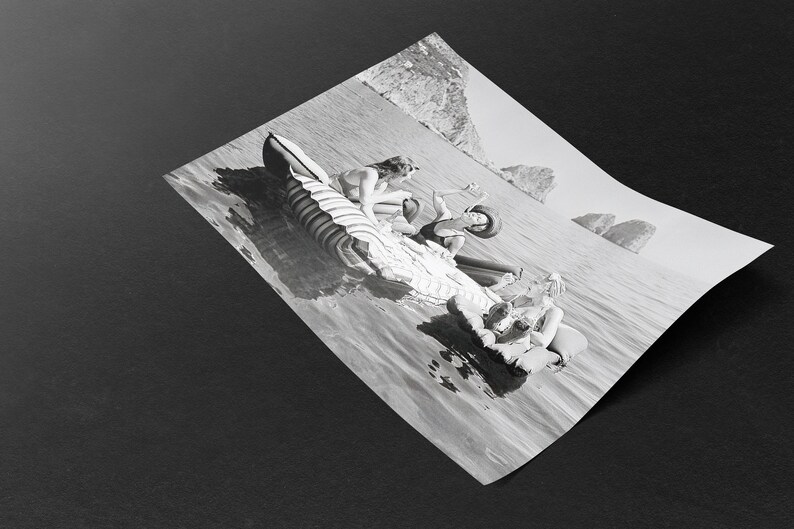 Luncheon Décor Floating Luncheon Three Young Women Eat - Etsy