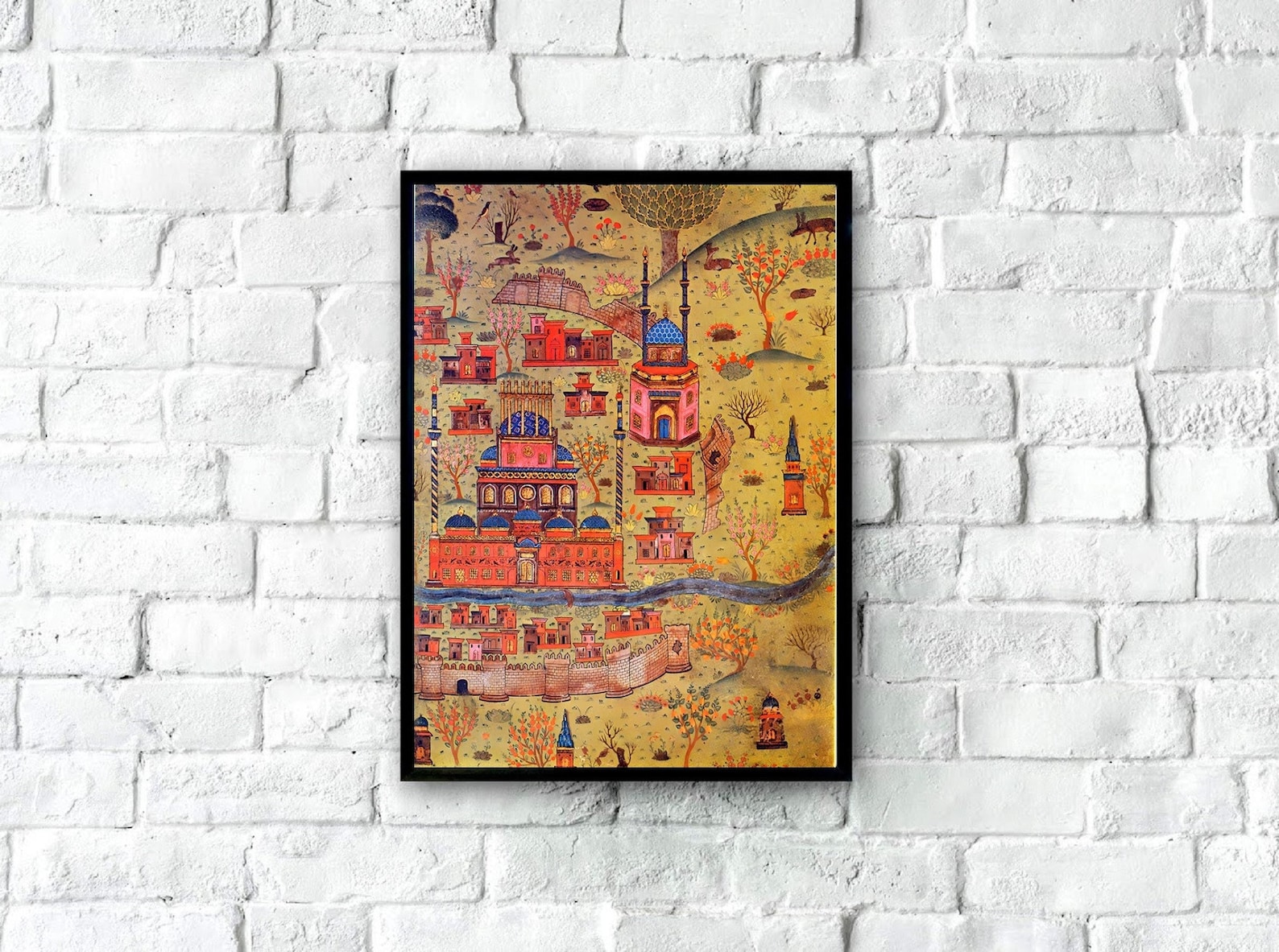 Antique Matrakçı Nasuh Soltaniyeh Map 16th Century Map - Etsy
