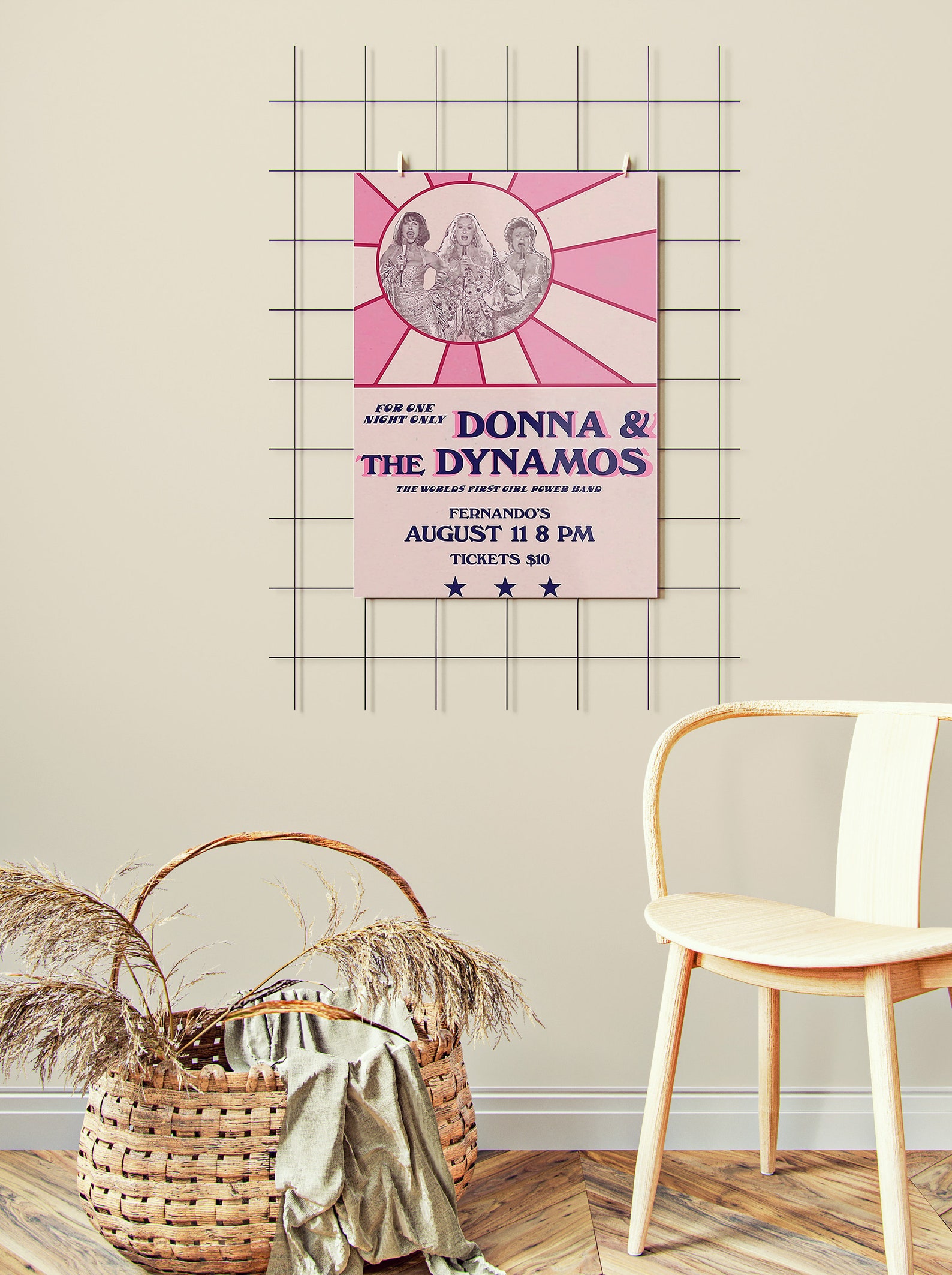 Donna and the Dynamos Poster Classic Music Poster Printable - Etsy