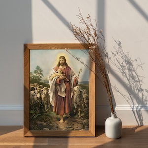 Antique JESUS Print, Vintage Jesus Art 1887, Christian Décor, Jesus ...