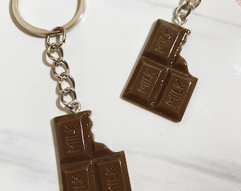 Chocolate Keychain - Etsy