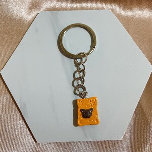 Croissant Keychain, Toast Keychain, Baguette Keychain, Waffle Keychain ...