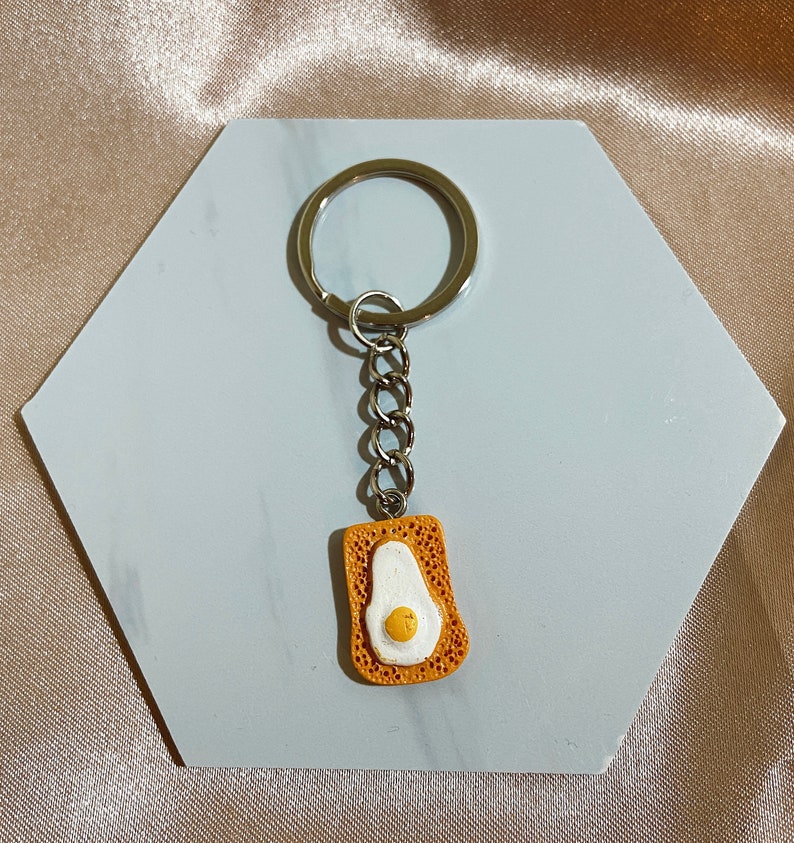 Croissant Keychain Toast Keychain Baguette Keychain Waffle - Etsy