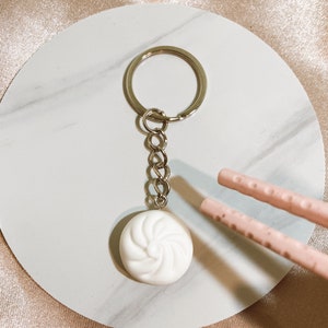 Dim Sum Keychain, Dumpling Keychain, Baozi Keychain, Bun Keychain ...