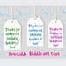 PRINTABLE Bubble Wand Gift Tags Bubbles Gift Tag Classroom Birthday ...