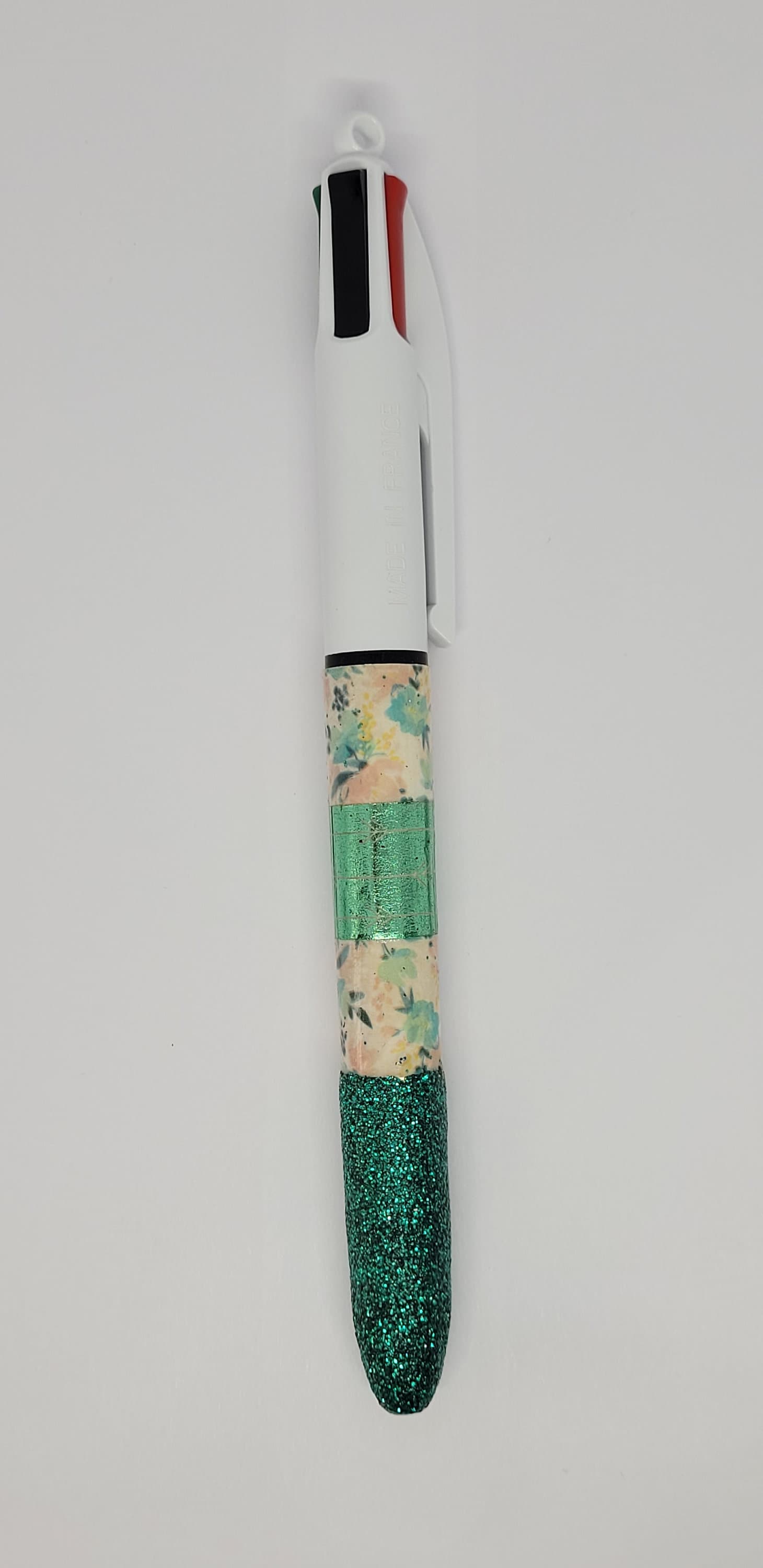 Stylo 4 couleurs customisé avec paillettes et décors - Etsy France