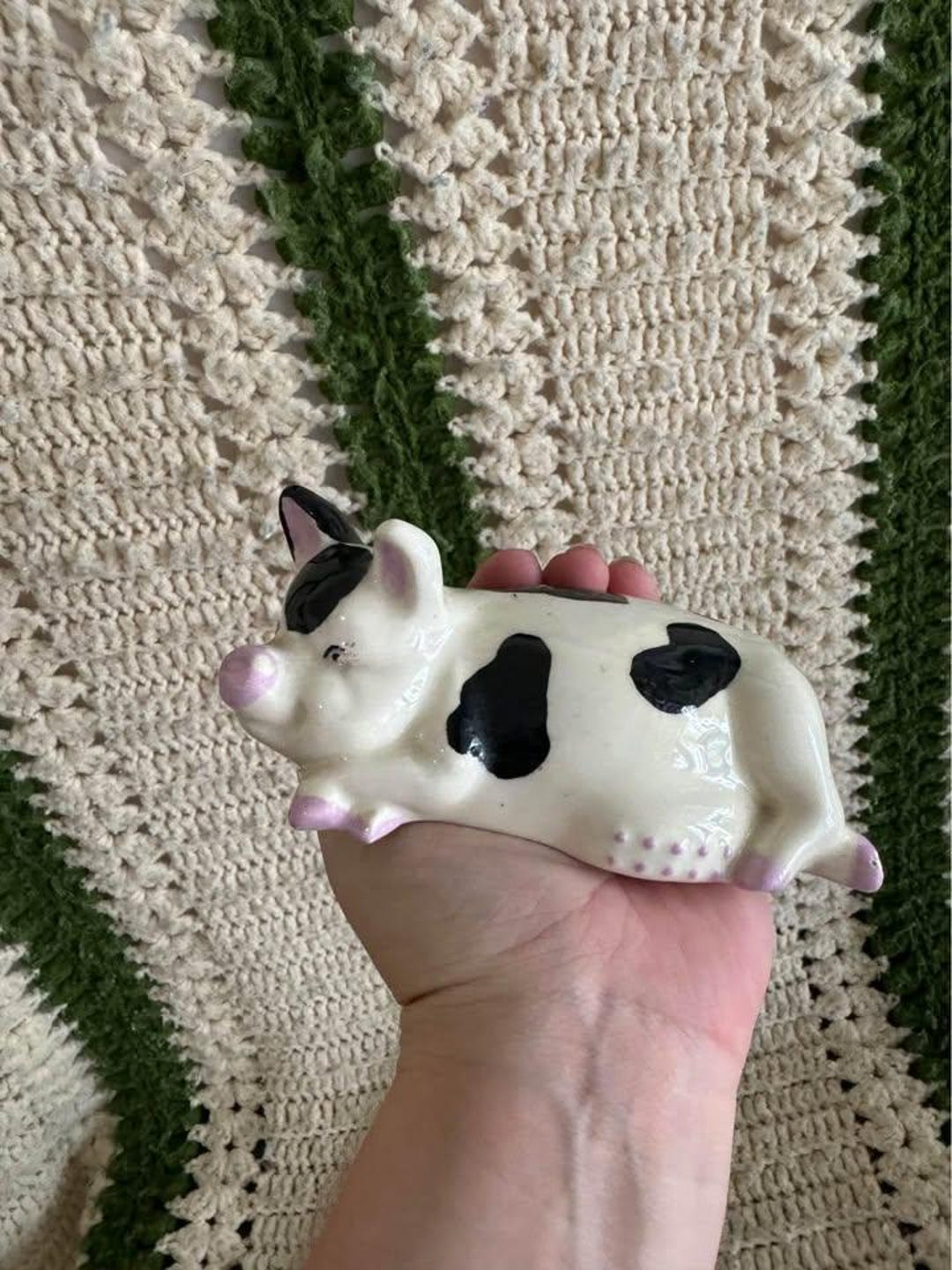 Vintage Cute Little Pig Garden Figurine Knick Knack - Etsy