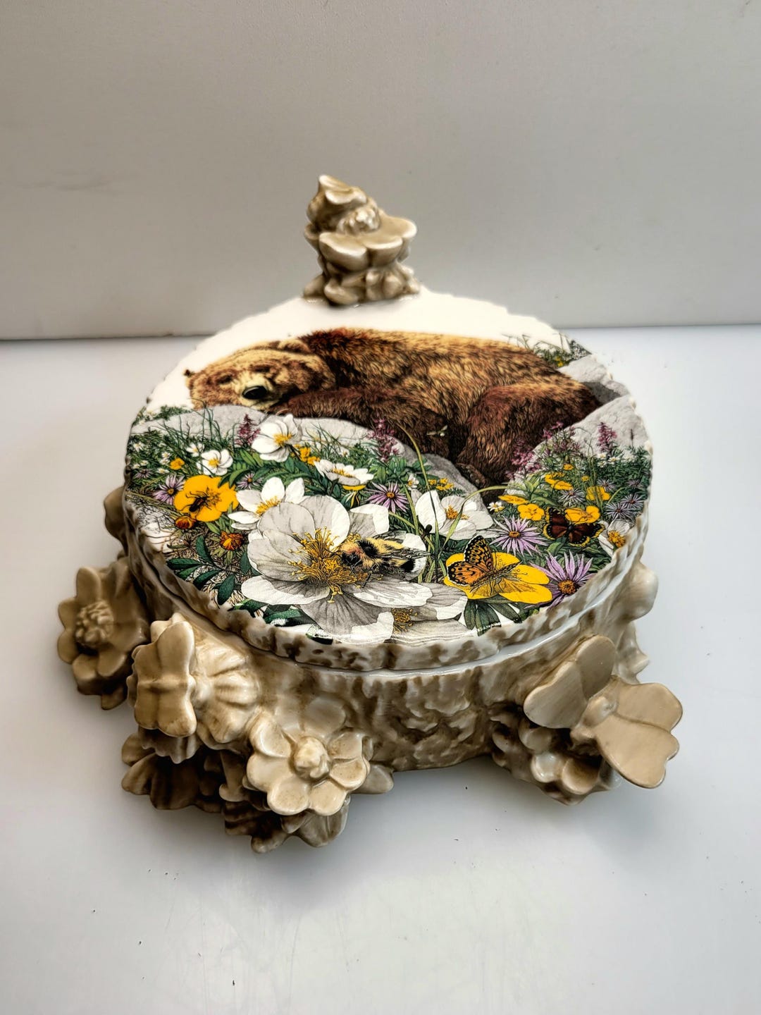 Bugged Bear by Bev Doolittle, the Greenwich Workshop Porcelain Keepsake ...