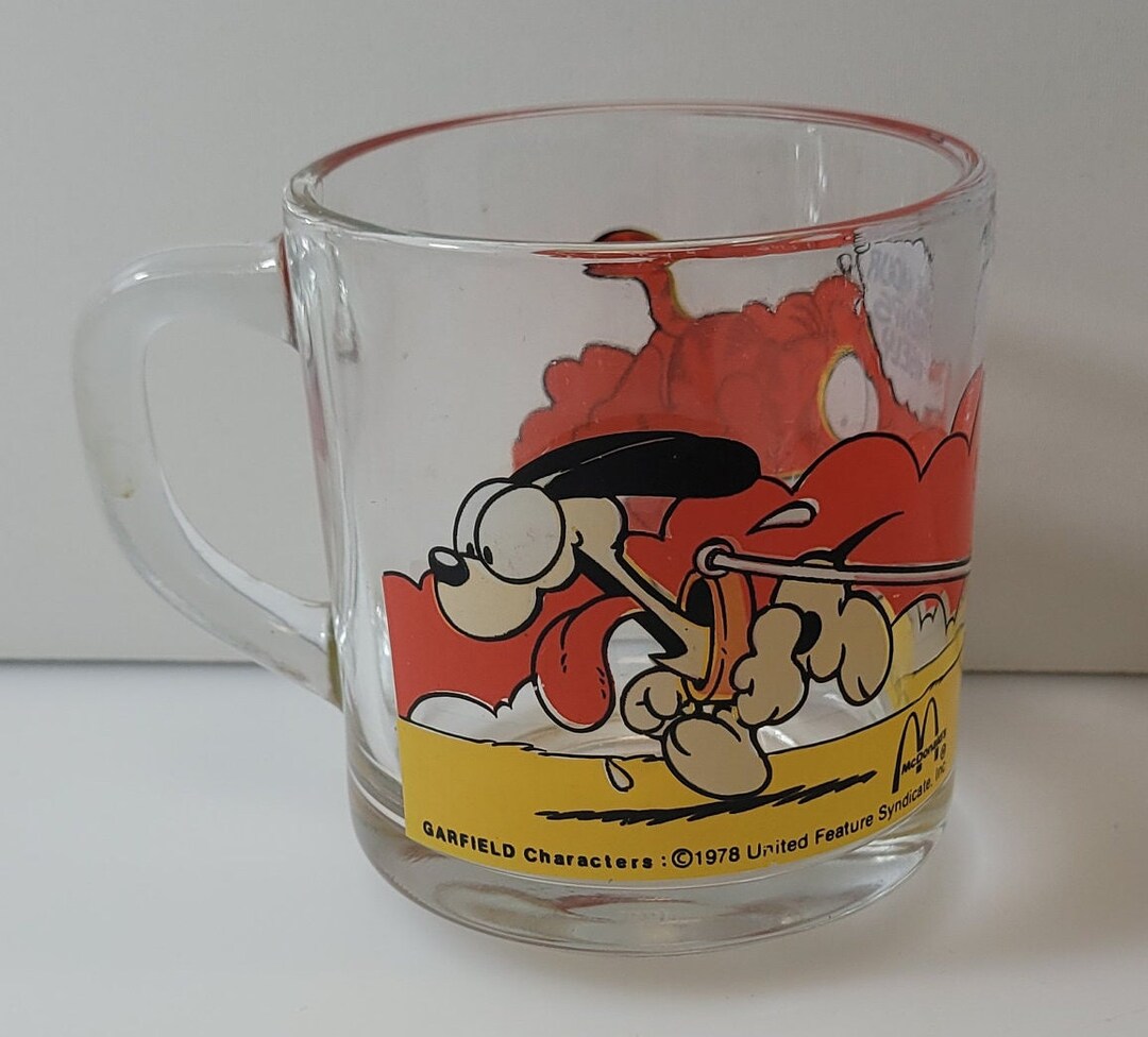 Vintage Garfield Character 1978 Glass Coffee or Tea Mug 12oz - Etsy