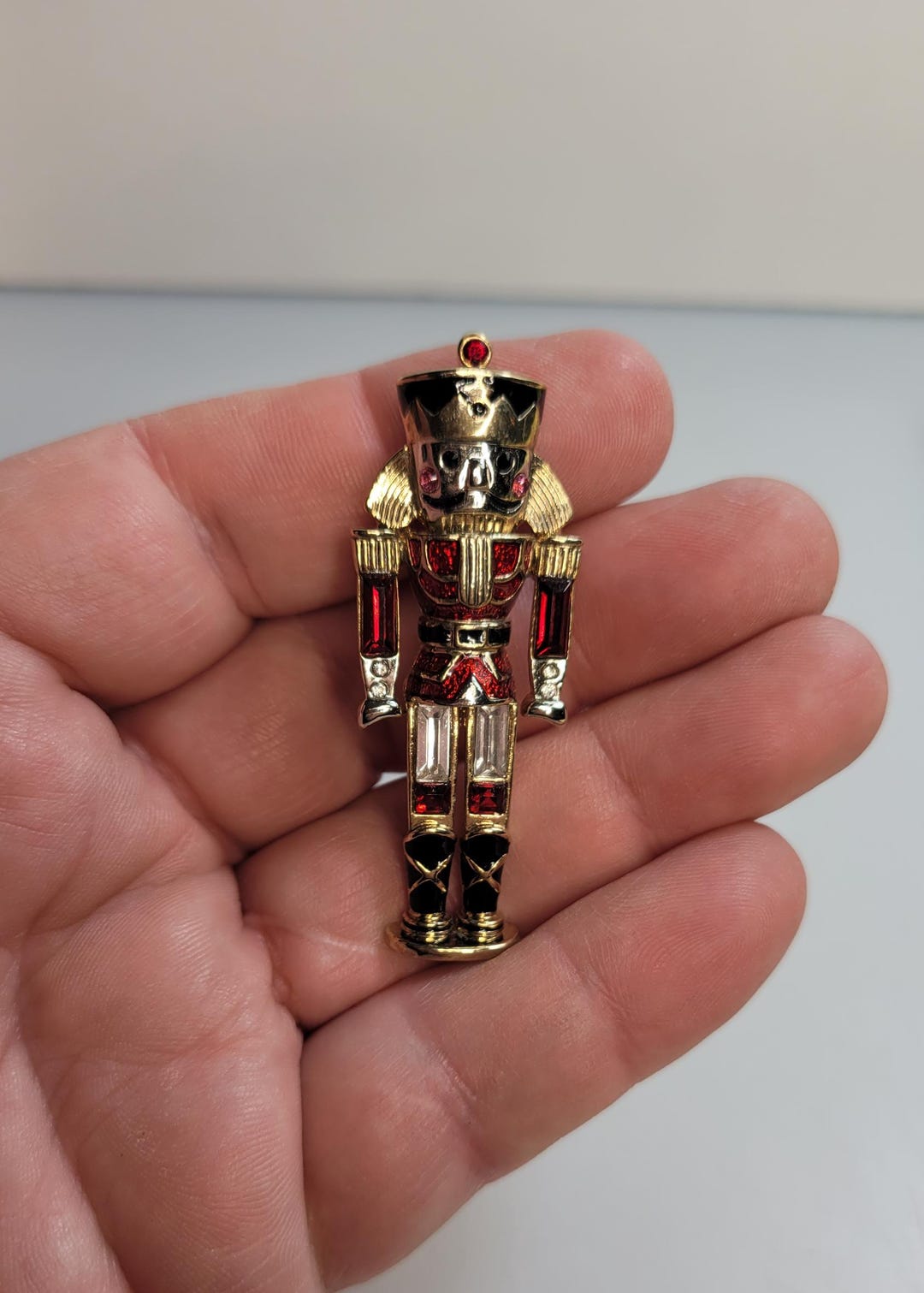 Vintage Monet Baguettes Nutcracker Brooch 2'' - Etsy