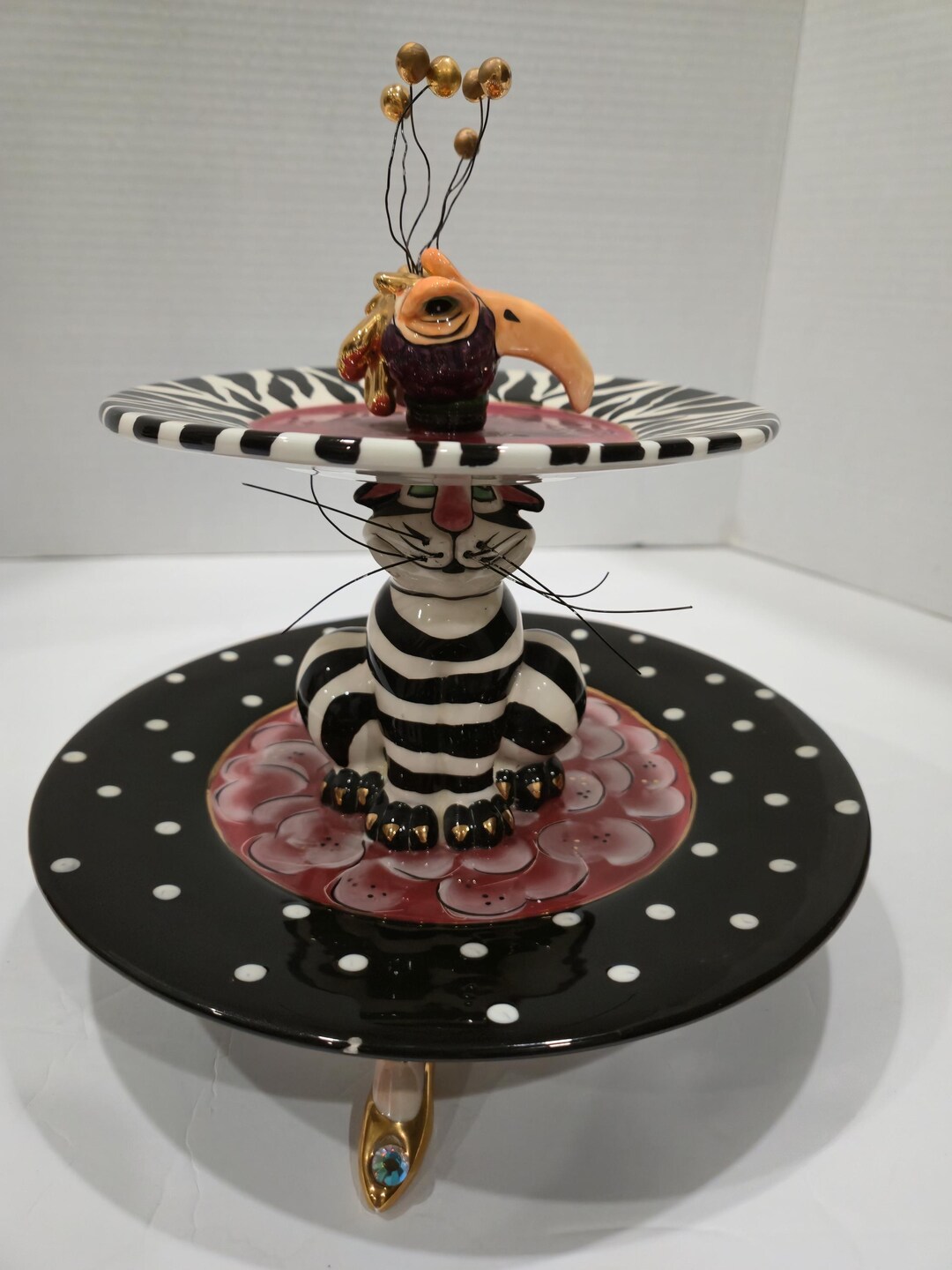 Lynda Cornelle SWAK Double-tiered Serving/decorative Plate" Featuring ...