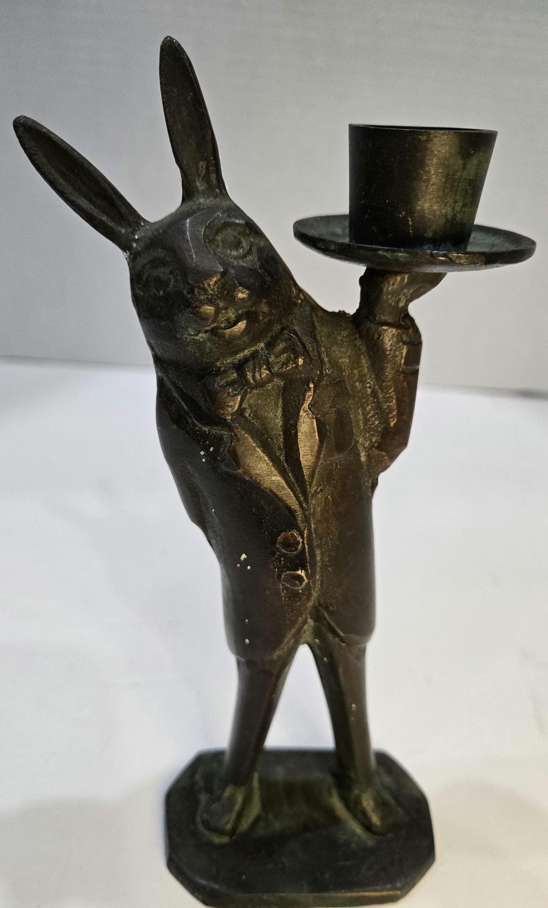Vintage Brass Rabbit/bunny Candle Holder - Etsy