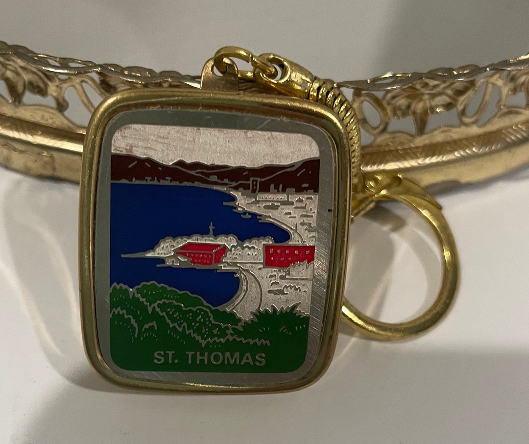 Vintage Sankyo Music Box St Thomas Key Chain - Etsy