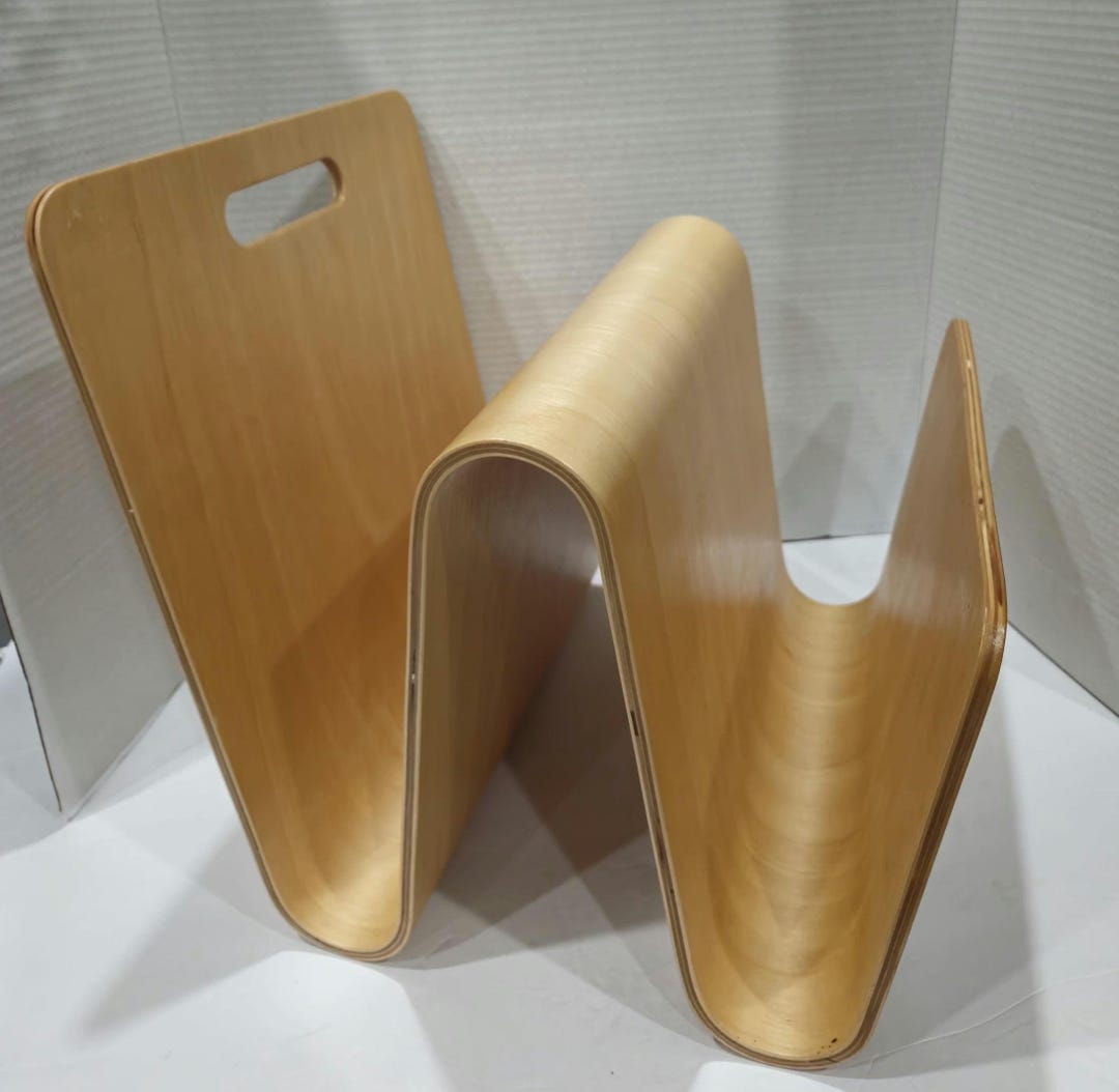 MCM Alvar Aalto Style Molded Plywood Magazine/ Album Rack - Etsy