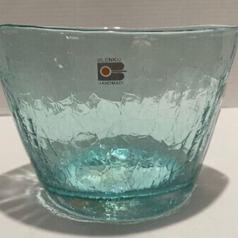 Blenko Green Bowl - Etsy