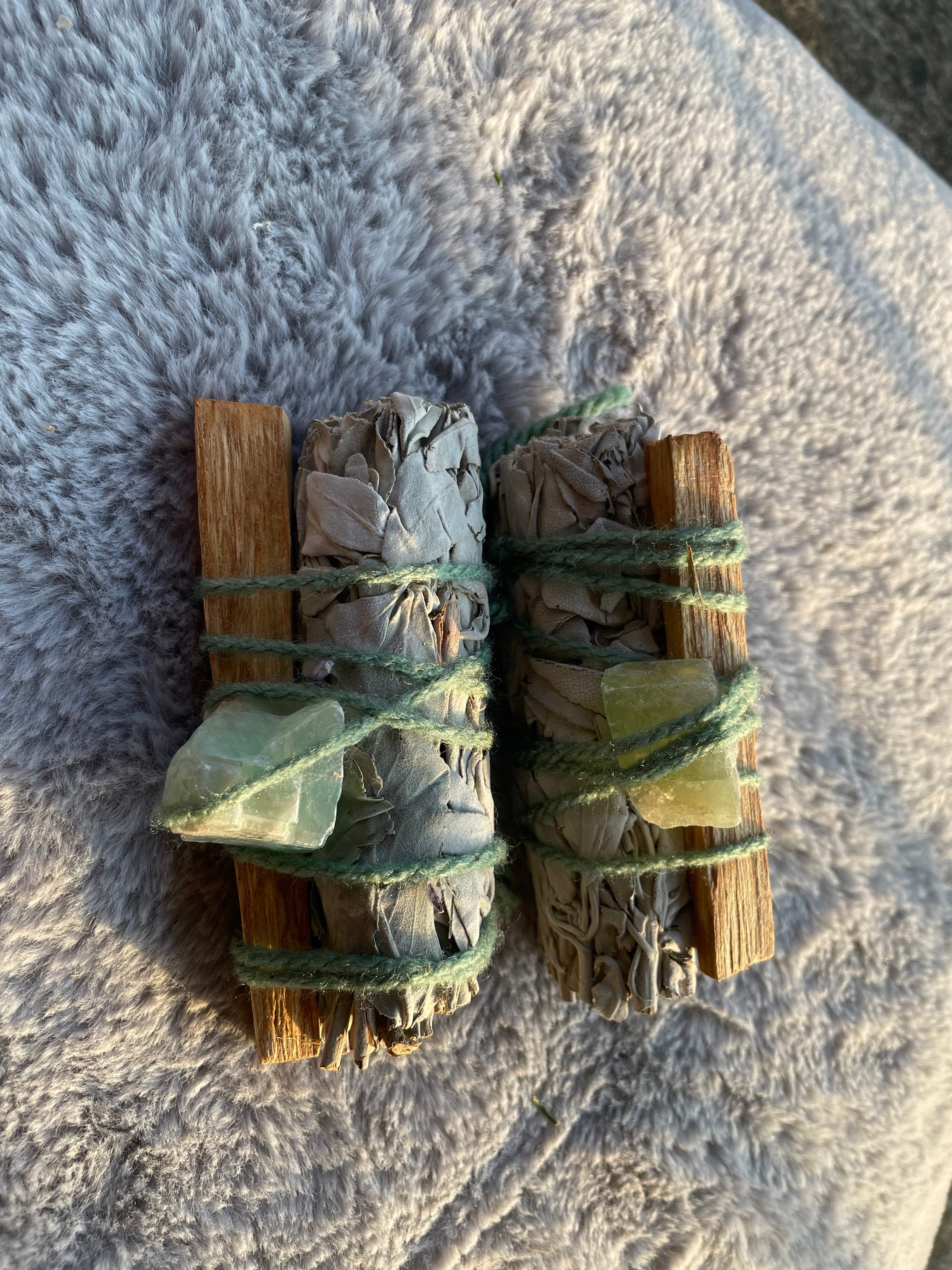 Inner Peace Sage Bundle Kit / White Sage/ Palo Santo/ Green - Etsy UK