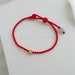 Red String Bracelet, Red Lucky Wish Bracelet, Red String Bracelet With ...