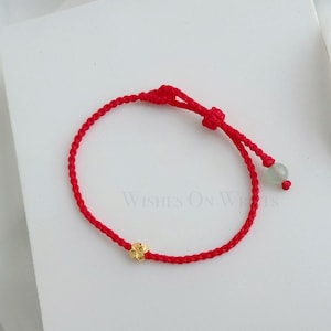 Red String Bracelet, Red Lucky Wish Bracelet, Red String Bracelet With ...