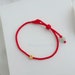 Red String Bracelet, Red Lucky Wish Bracelet, Red String Bracelet With ...