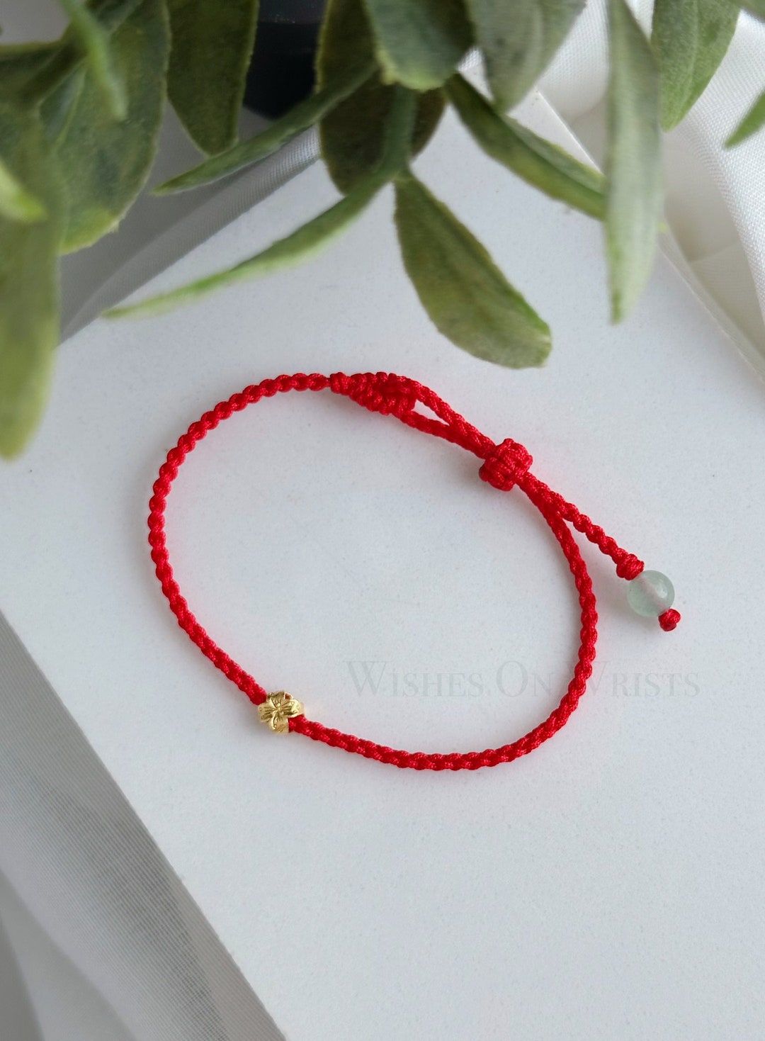 Red String Bracelet, Red Lucky Wish Bracelet, Red String Bracelet With ...