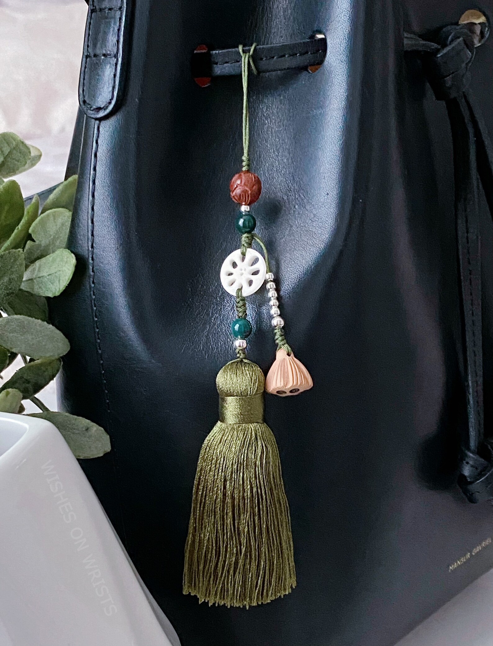 Phone Charm, Key Chain, Purse | Bag Charm, Lotus Blossom Phone Chain ...