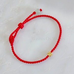 Red String Bracelet, Red Lucky Wish Bracelet, Red String Bracelet With ...