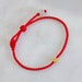 Red String Bracelet, Red Lucky Wish Bracelet, Red String Bracelet With ...