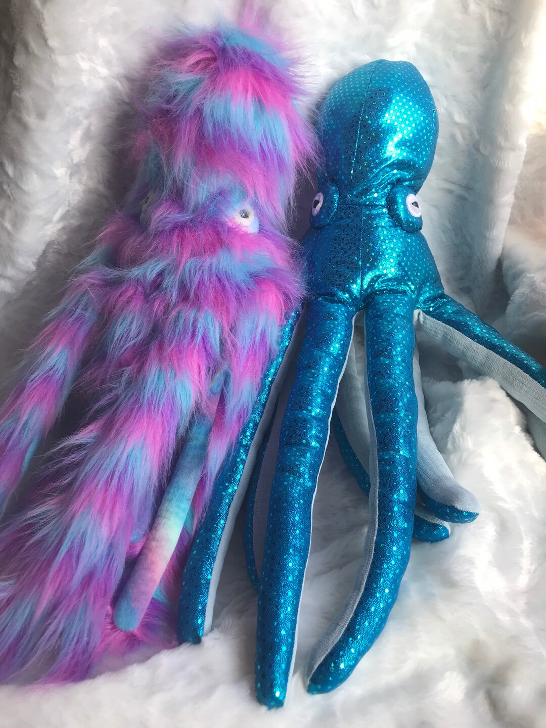 Fuzzy Octopus - Etsy