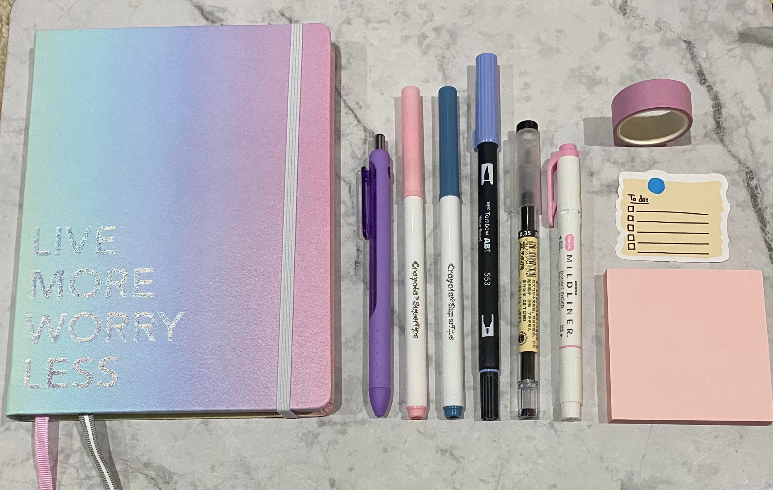 Mini Bullet Journal Kit: Pastel - Etsy