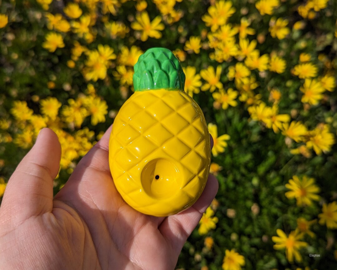 Ceramic Pineapple Pipe / Pipes - Etsy