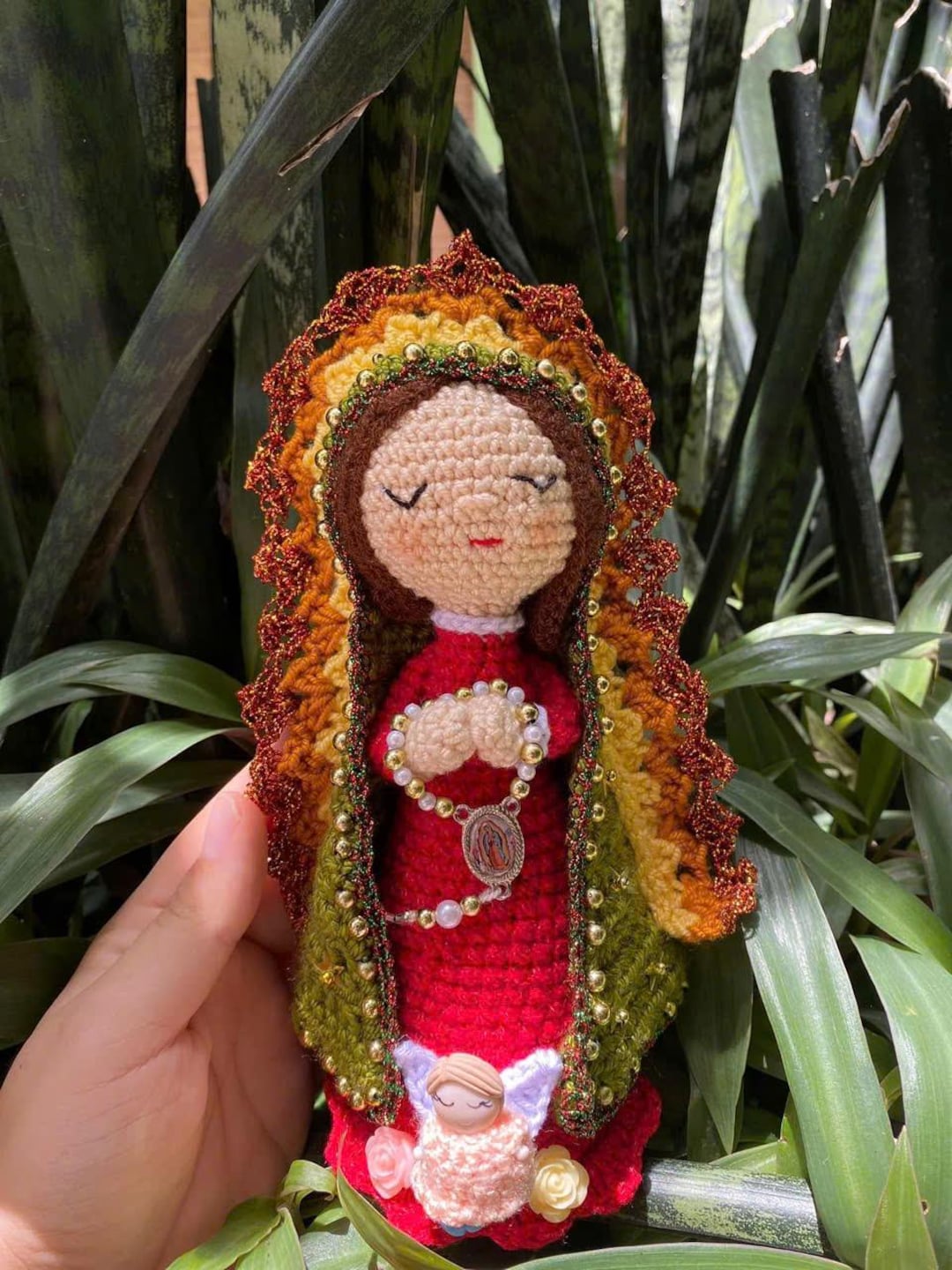 Handmade Crochet Virgin Mary Doll: Catholic Amigurumi Religious Gift - Etsy