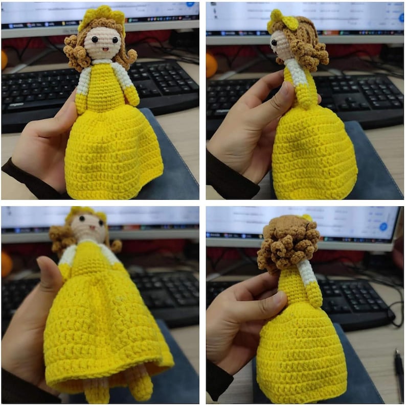 Personalized Crochet Nun Doll, Handmade Amigurumi Saint Figure ...